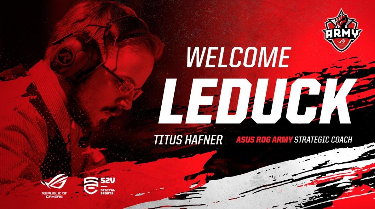 LeDuck llega a España con su fichaje por ASUS ROG Army | 2018