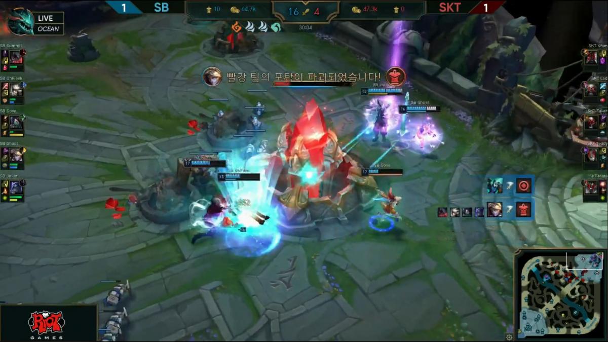 SANDBOX Gaming tumba a SKT y se pone colíder de la LCK