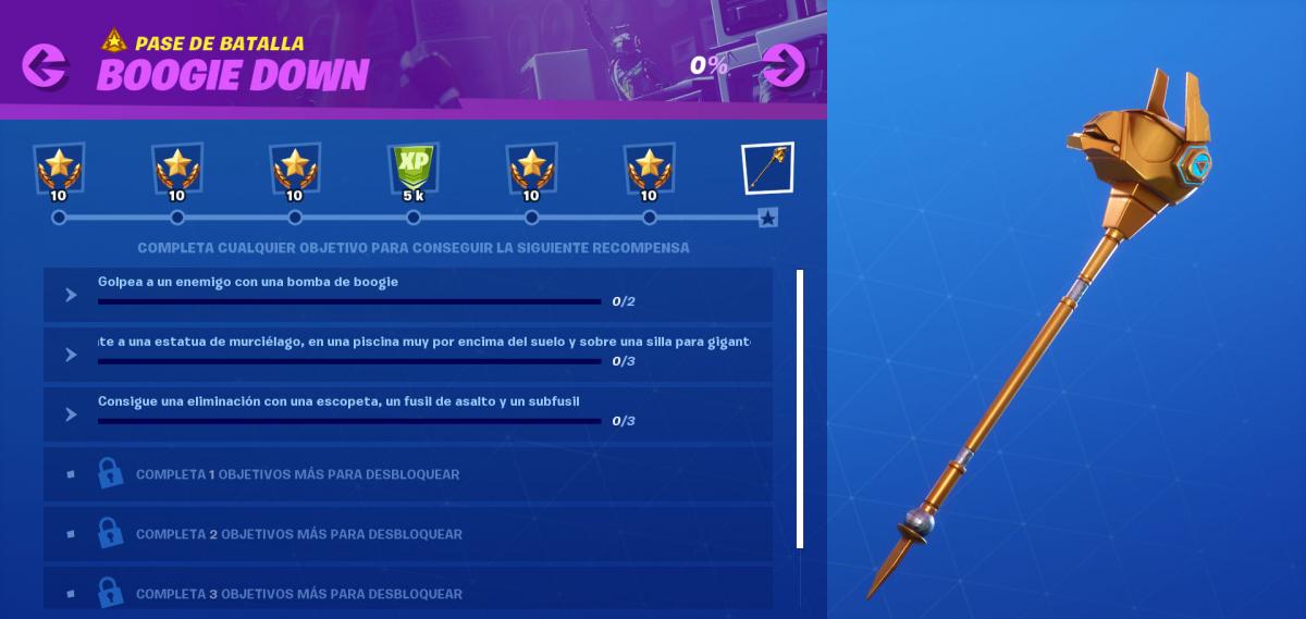 Cómo completar los desafíos Boogie Down en Fortnite