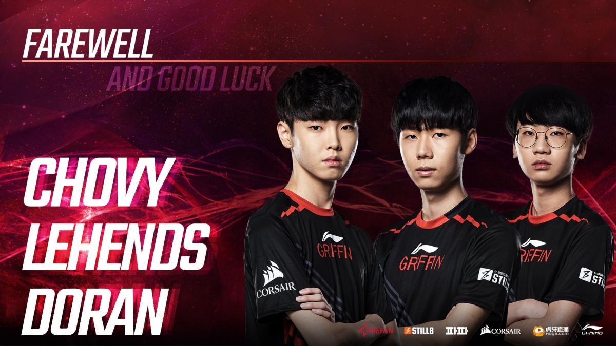 El escándalo de Griffin continúa con las salidas de Chovy y Lehends