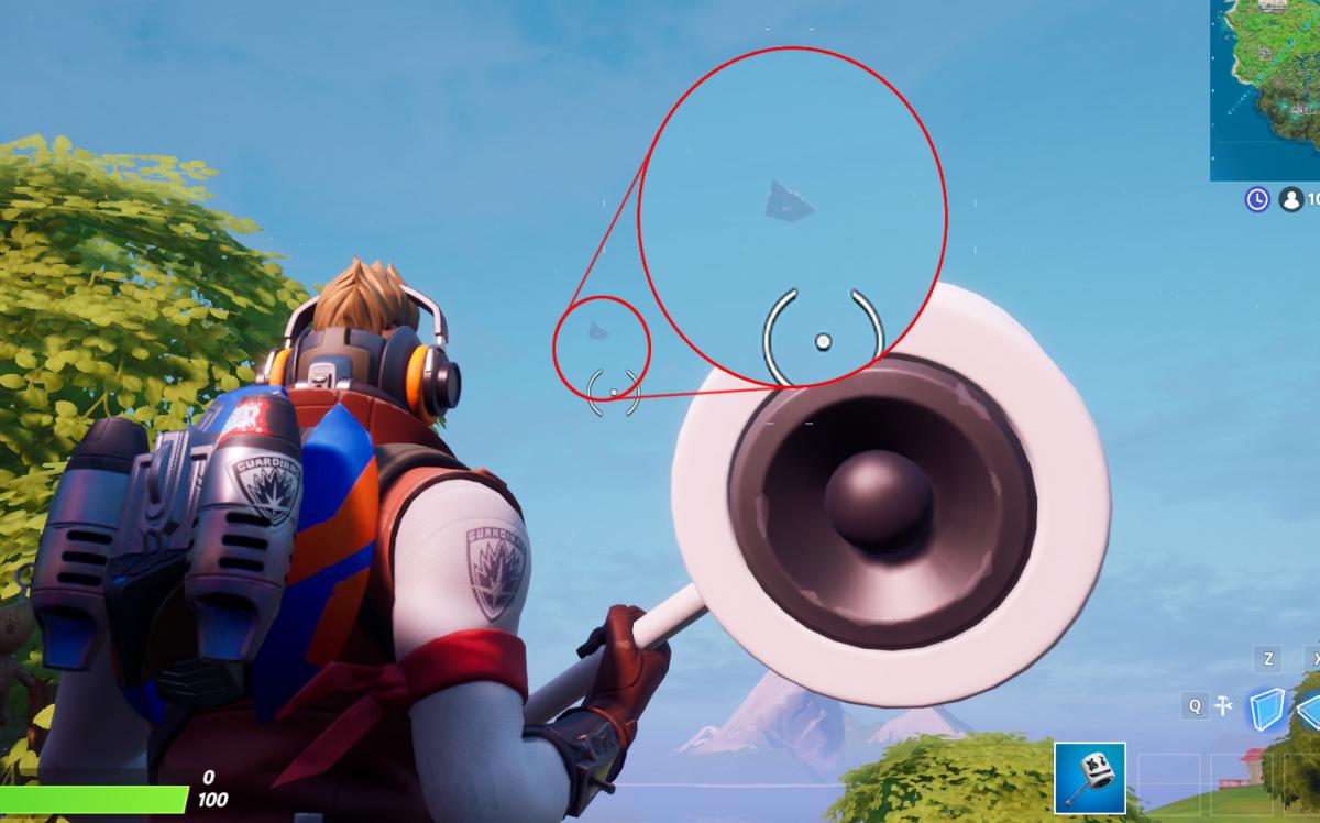 Un Destructor Imperial (Star Wars) amenaza la isla de Fortnite