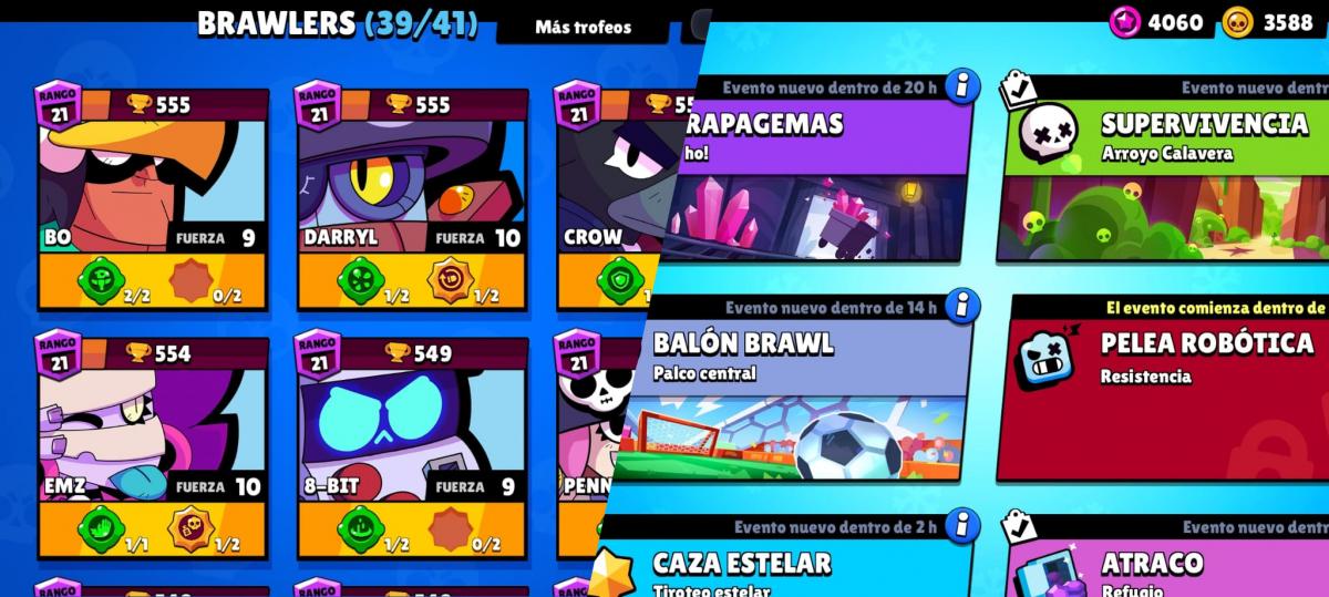 Brawl Stars prepara nuevos menús de brawlers y modos de juego