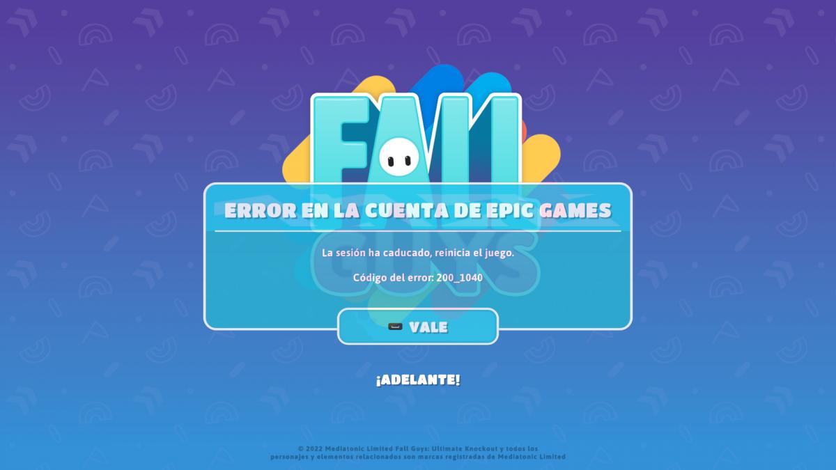 Fall Guys sufre numerosos errores de conexión en su primer día gratis