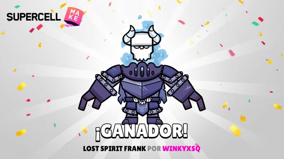 El fantasma de Frank consigue skin en el Supercell Make