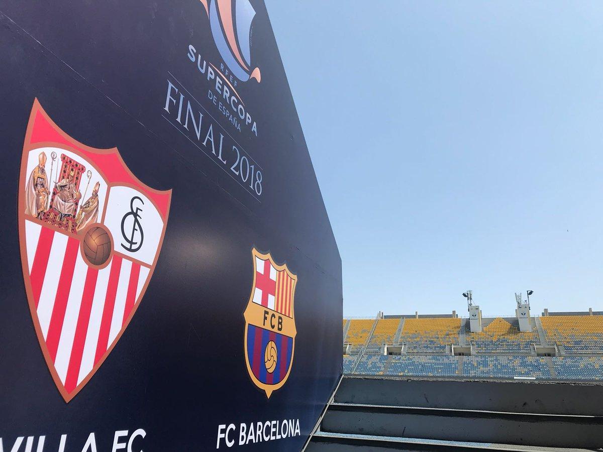 Sevilla FC | El Grand Stade de Tanger, vestido para la Supercopa