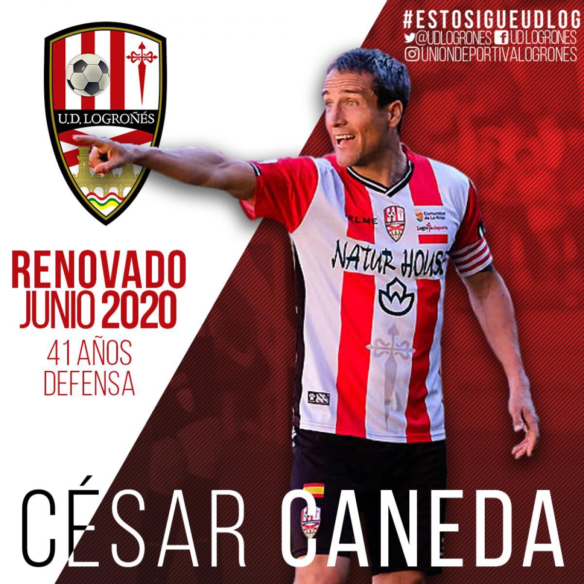 César Caneda renueva otra vez a sus... ¡41 años!