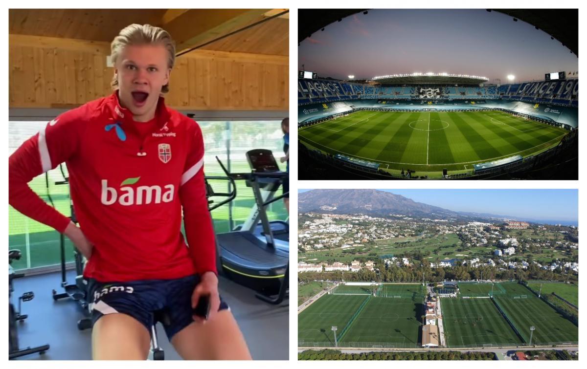 Erling Haaland Noruega-Turquía en La Rosaleda: concentrado Marbella