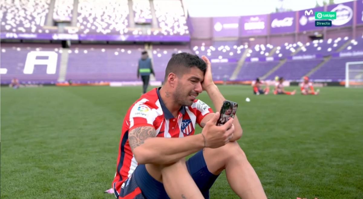 El meme cofrade sobre la emoción de Luis Suárez y su viral videollamada